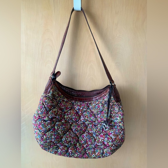 Brighton | Bags | Brighton Floral Heart Quilted Shoulder Bag | Poshmark